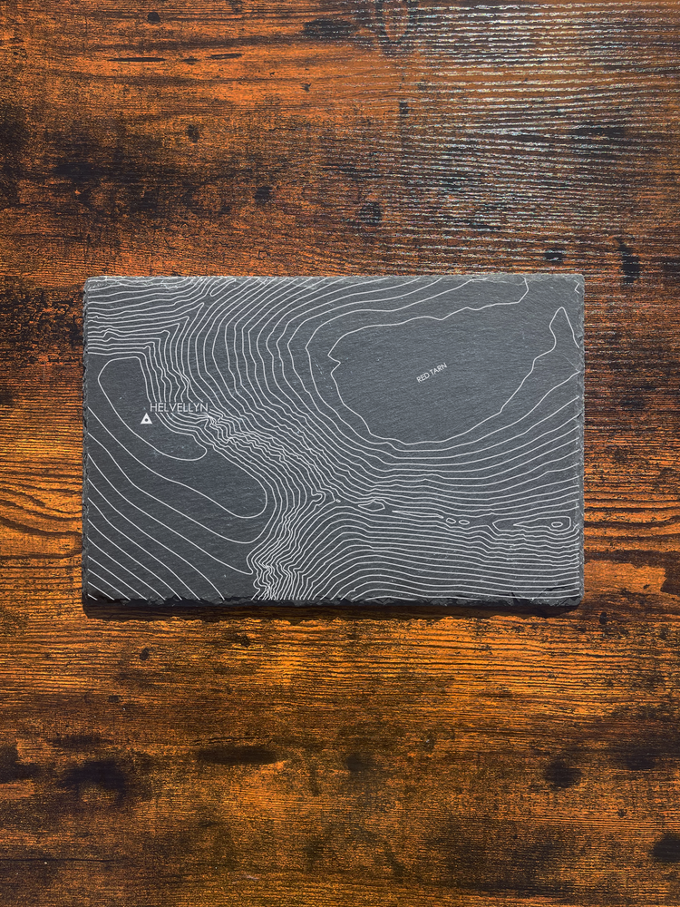 Helvellyn Placemat ⇻ Contour – Etching Summit