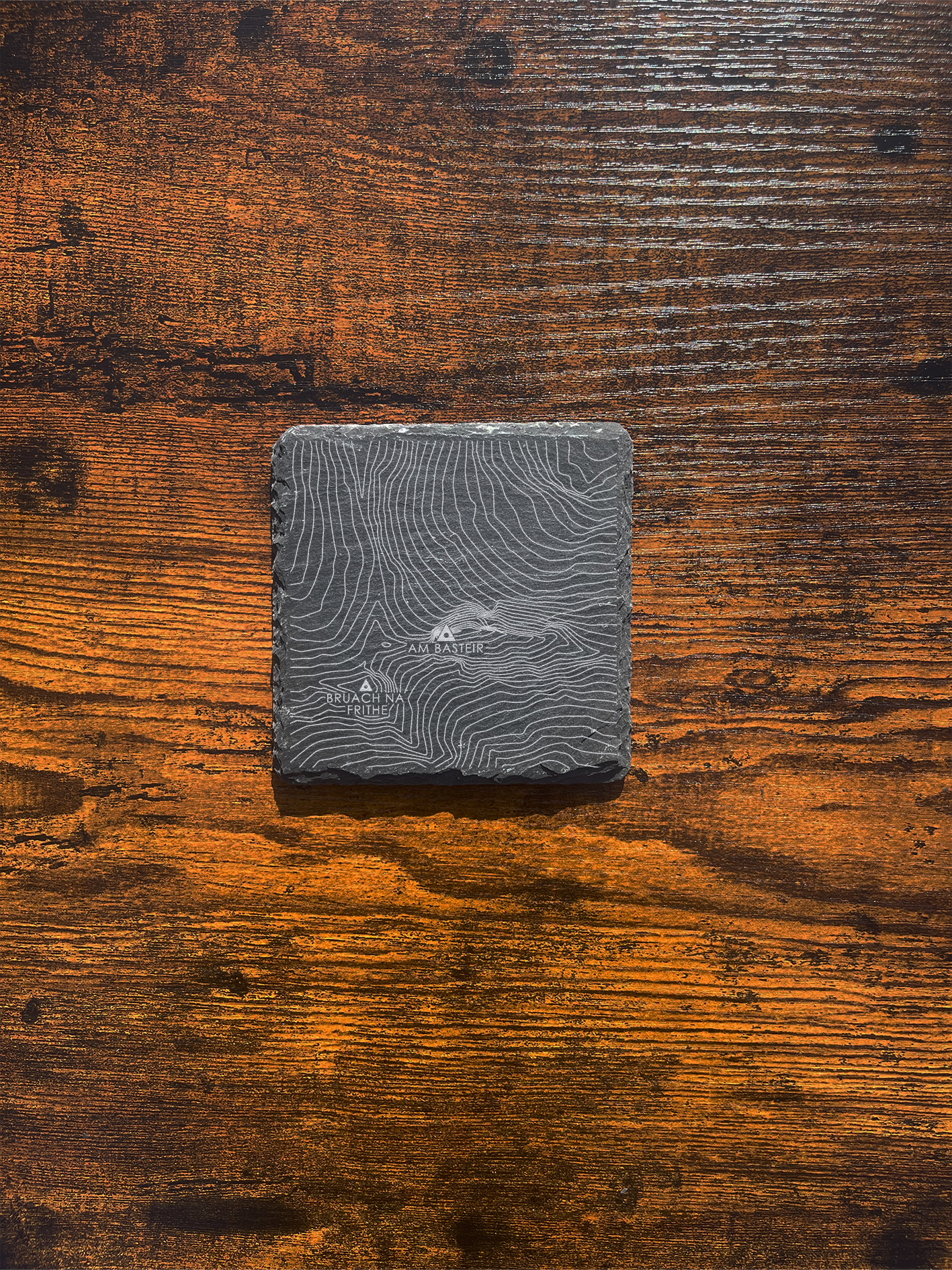 Am Basteir Coaster ⇻ Contours – Etching Summit
