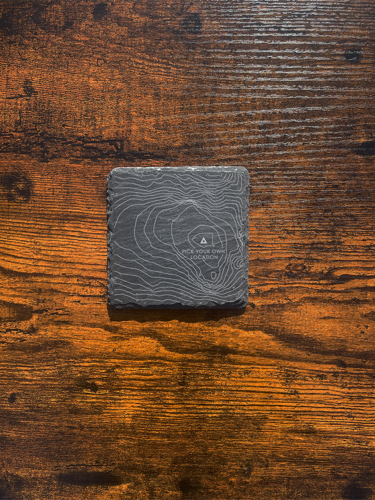 Custom Coaster ⇻ Contour – Etching Summit